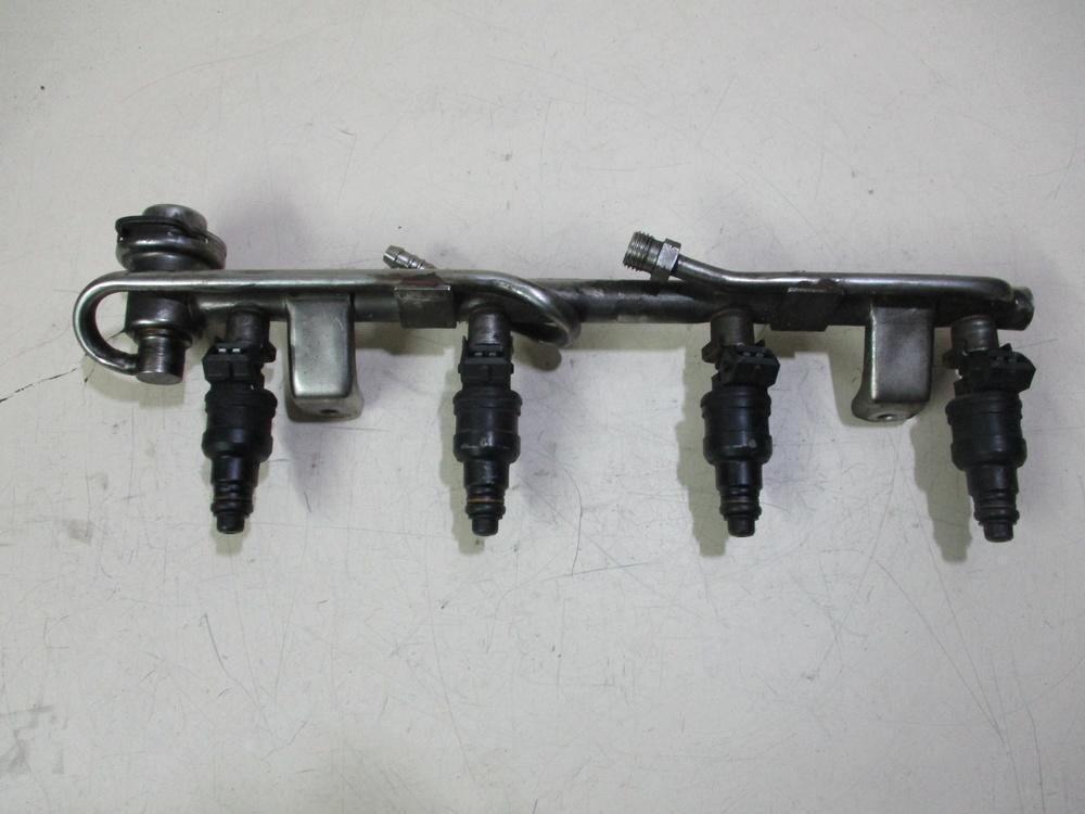 0280150447 INIETTORI E FLAUTO PRESSIONE CARBURANTE AUDI A4 1.8 20V ...